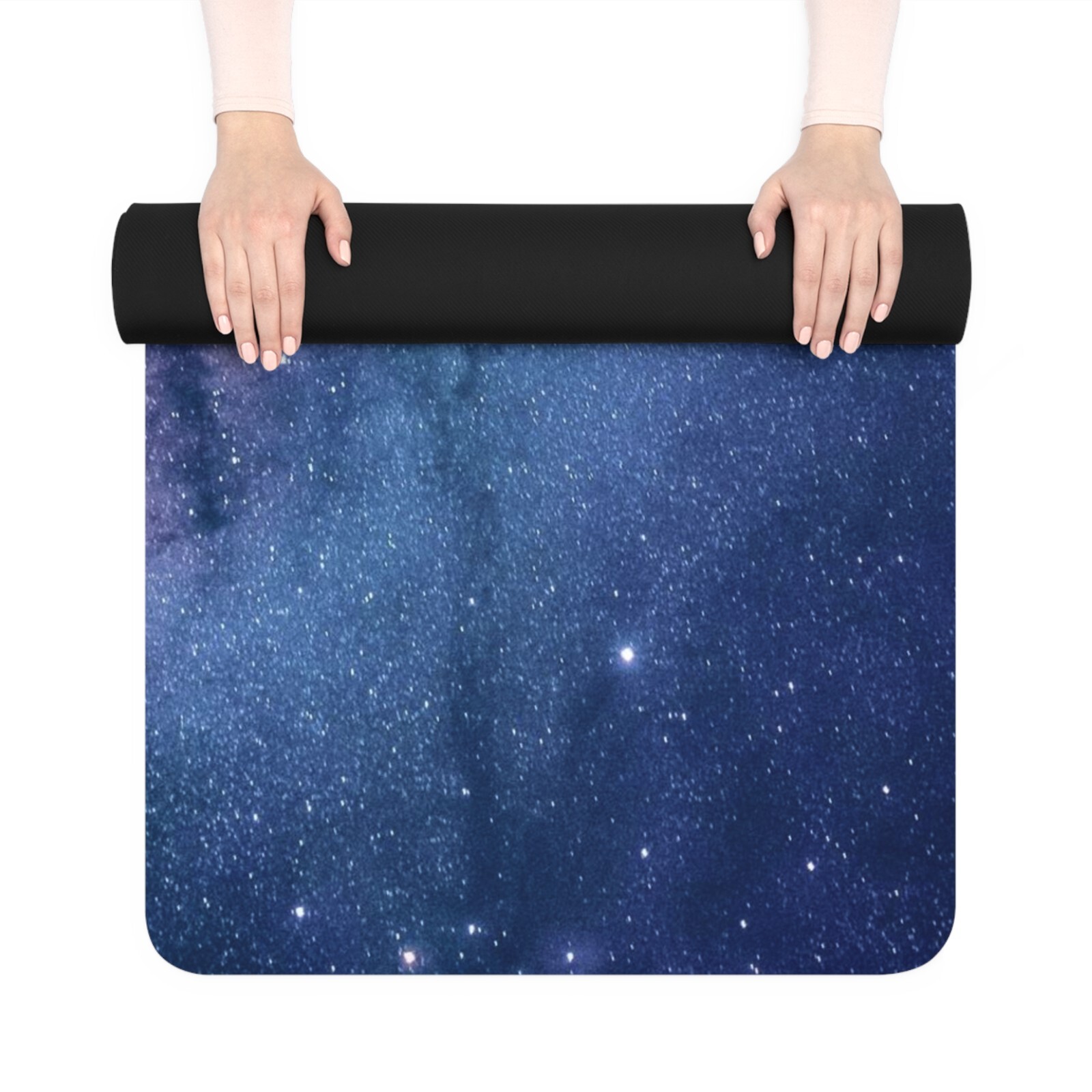 Starry Night Sky Yoga Pilates Exercise mat Galaxy Yoga mat FREE ...