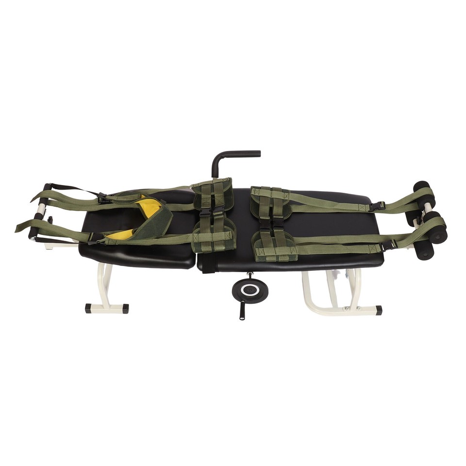 Cervical Spine Lumbar Traction Bed Back Pain Therapy Massage Stretching ...