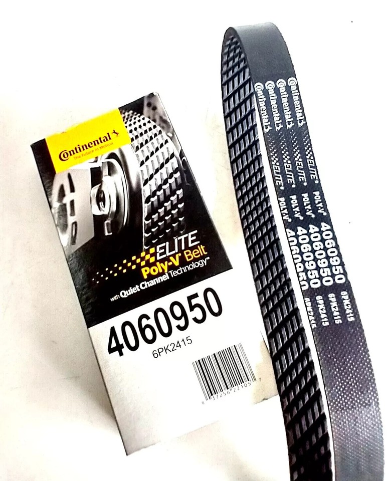 NEW Serpentine Belt Poly-V The Quiet Belt "Gatorback" CONTINENTAL ELITE ...