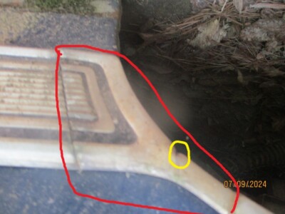 67 RANCHERO RIGHT PASSENGER REAR WHEEL WELL SIDE TRIM MOLDING 1967 FORD ...