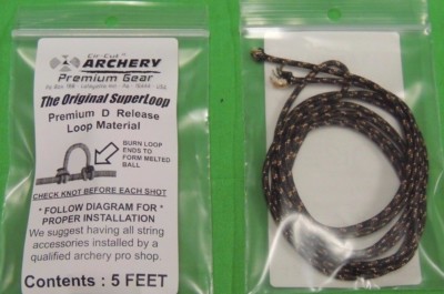 USA MADE - 5' CAMO RELEASE NOCKING NOCK D LOOP .093" Archery Bow FREE ...