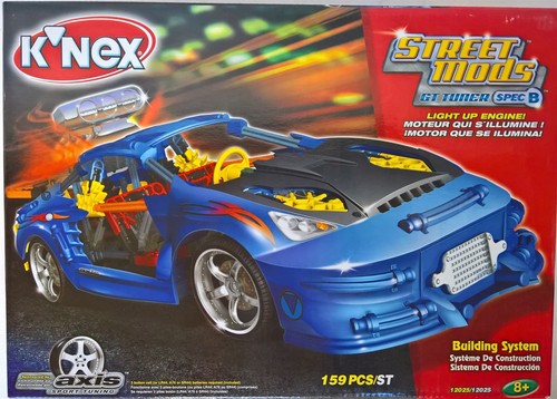 Knex - 159 Pce STREET MODS GT TONER SPEC B LIGHT UP ENGINE BUILDING SET ...
