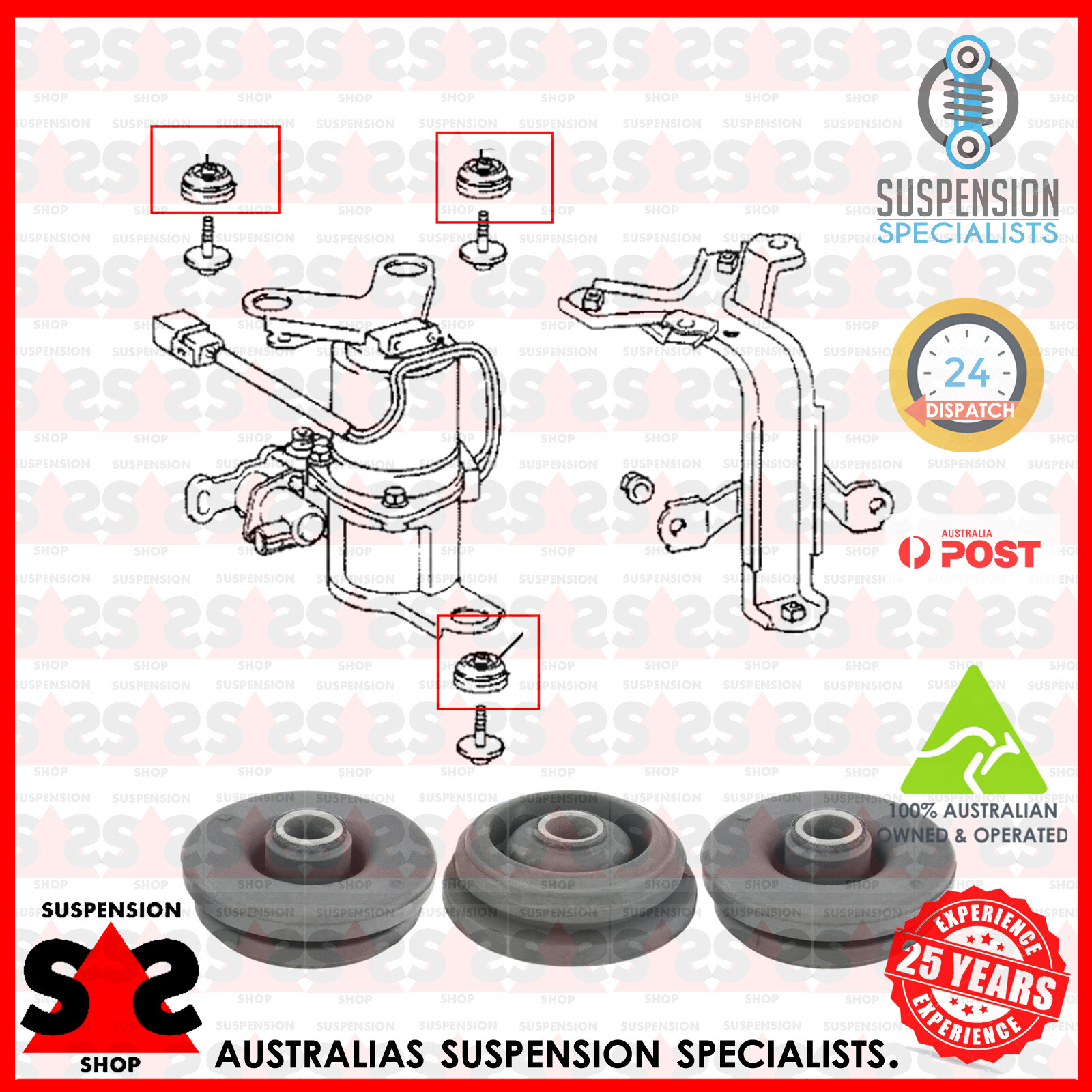 Mounting, Air Compressor Suit TOYOTA Century (_G5_) 5.0 (GZG50) CENTURY ...