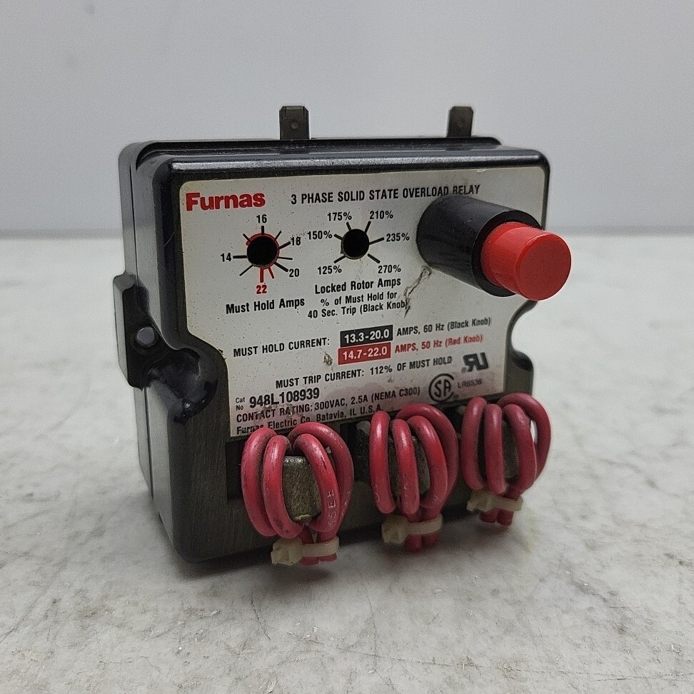Furnas 948L108939 3 Phase Solid State Overload Relay *USED* | eBay