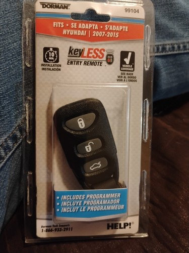 Dorman 99104 Keyless Entry Remote Fob fits Hyundai Elantra Sonata | eBay