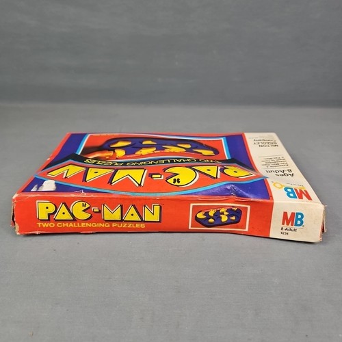 Vintage 1982 PAC-MAN Milton Bradley #4234 Puzzle Board Game Orig Box ...