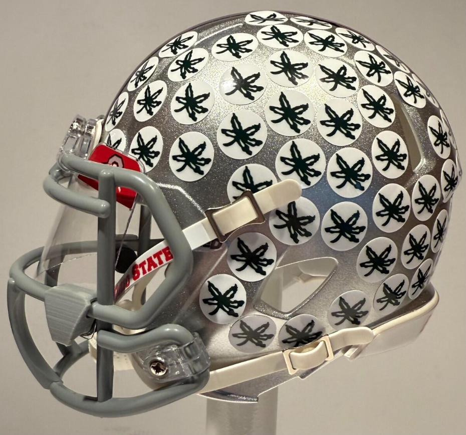 Buckeye Full Size Football Helmet Award Stickers Decals Pack of 24 ...