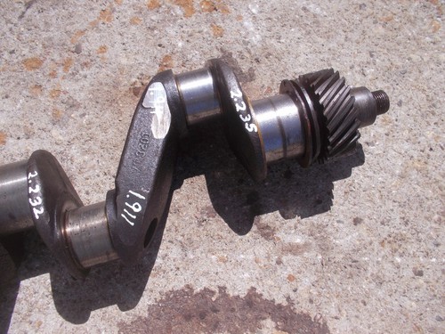 Case VAC tractor main engine motor crankshaft crank shaft w// drive ...