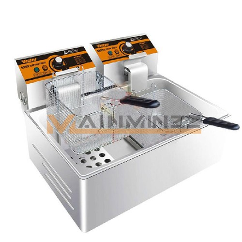 One New 11L Single cylinder double tank Electric Deep Fryer Frying Oven ...
