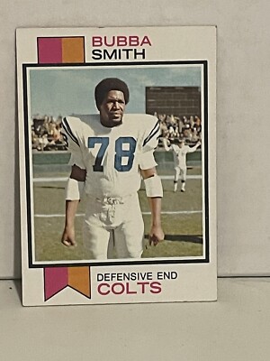 1973 Topps Football Bubba Smith Baltimore Colts Card #155 Hallof Famer ...