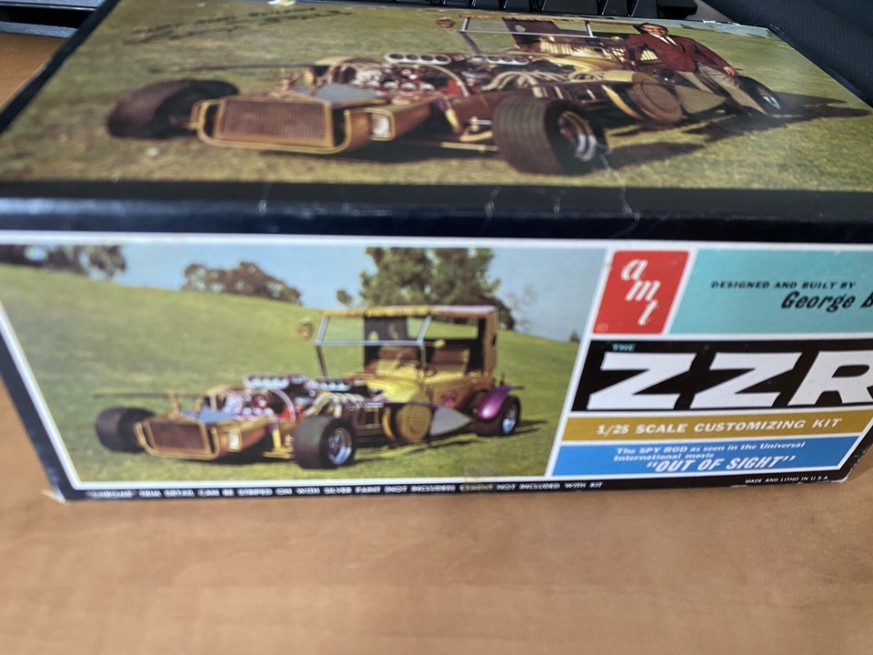 AMT 1:25 Scale ZZR SPY ROD GEORGE BARRIS Customizing Model Kit As Is ...