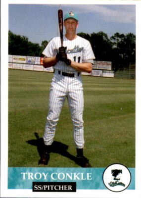 1994 Tyler Wildcatters Collect-A-Sport #6 Troy Conkle Arlington Texas ...
