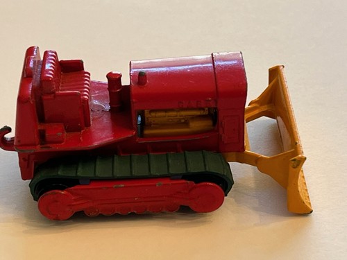Vintage 1969 Matchbox Lesney #16 Case Tractor Red Diecast Toy Car ...