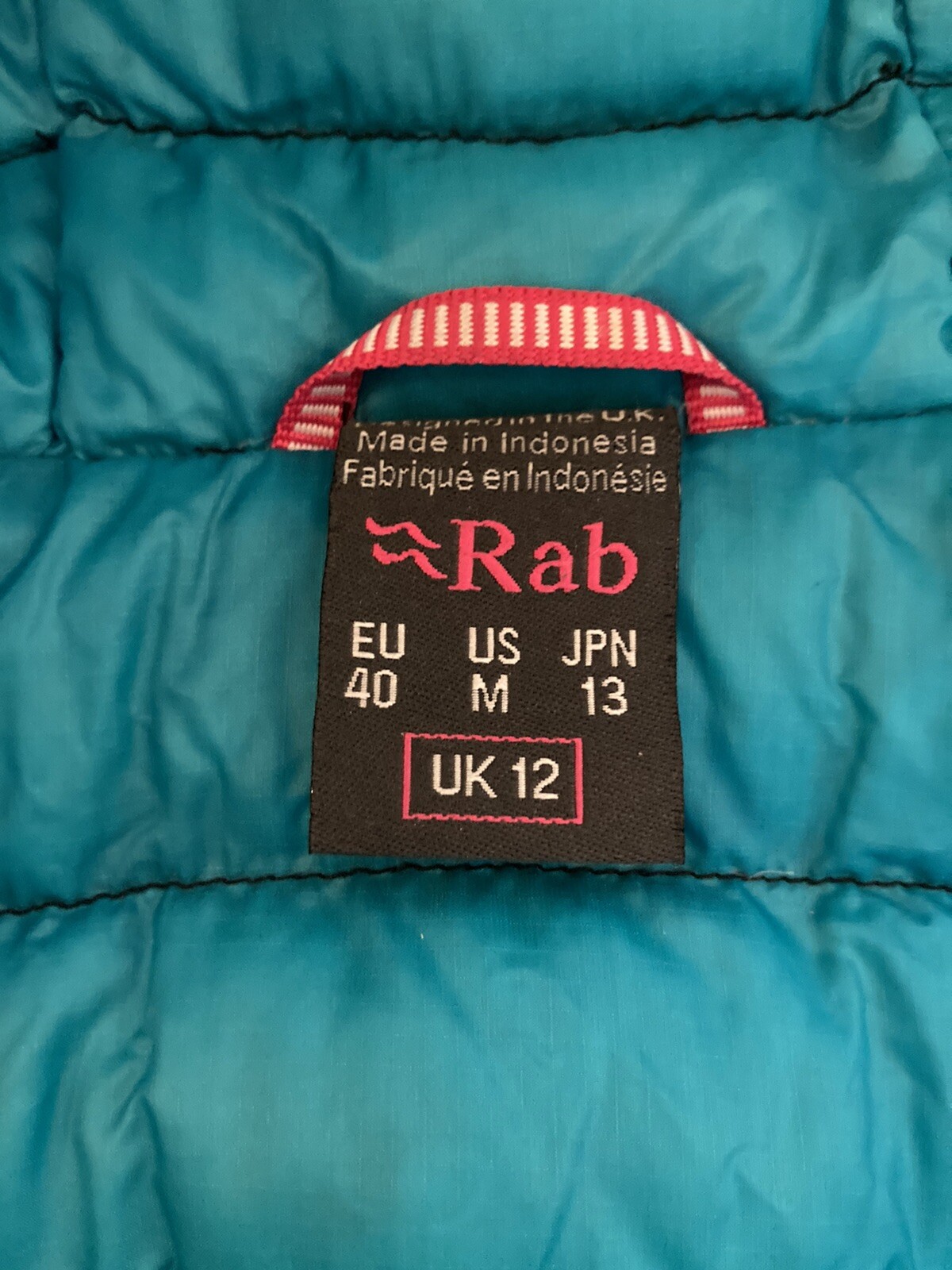 RAB black ladies microlight alpine jacket, size 10-… - Gem