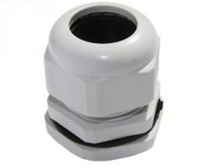 Prensaestopas gris M12 con tuerca, cable Ø3,5-7 mm. Pasamuros ...