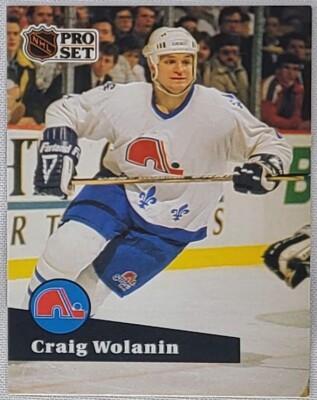 1991 Pro Set Hockey French #203 Craig Wolanin Quebec Nordiques | eBay