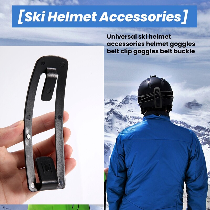 Universal Ski Helmet Accessories Helmet Goggles Belt Clip Goggles Belt ...