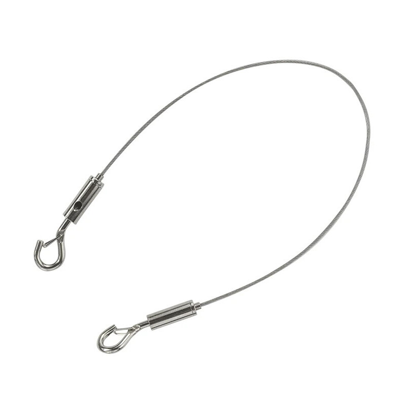 Adjustable Automatic Wire Rope Spring Hook Clothesline Hanging Solution ...