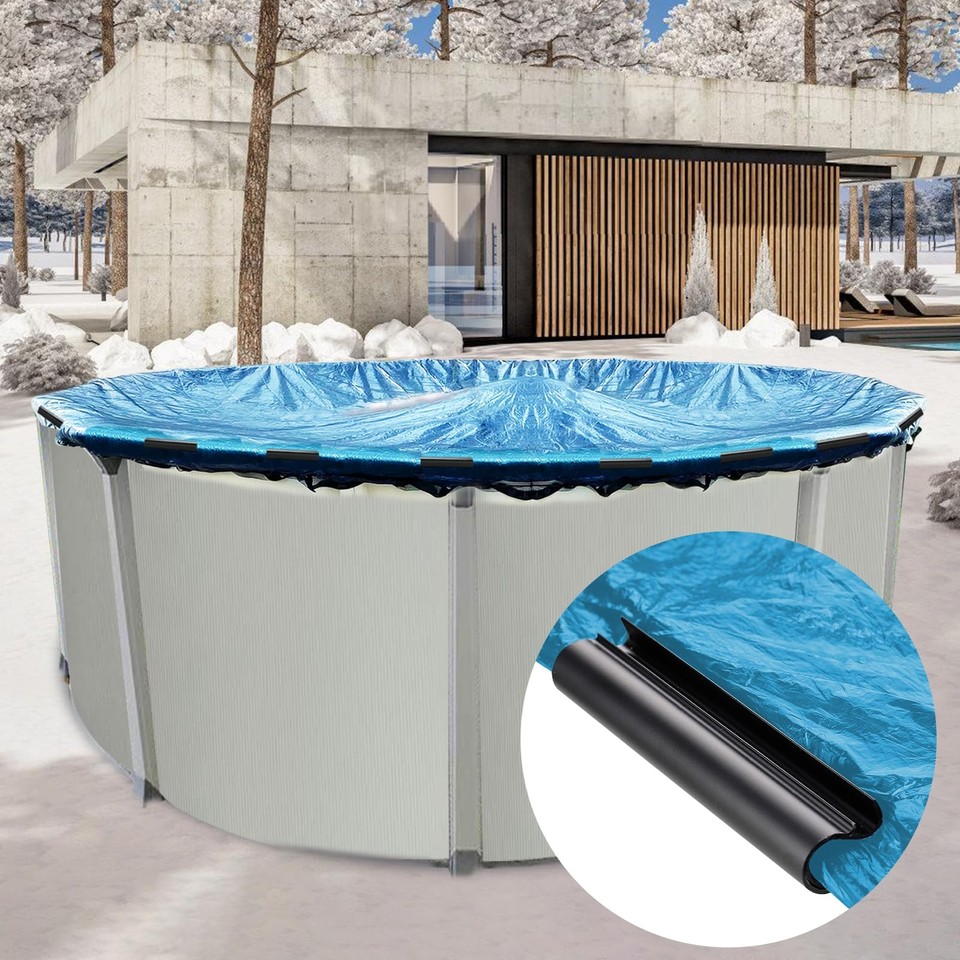 48 Pack Winter Pool Cover Clips for above Ground Pools- 2 Shapes Pool ...