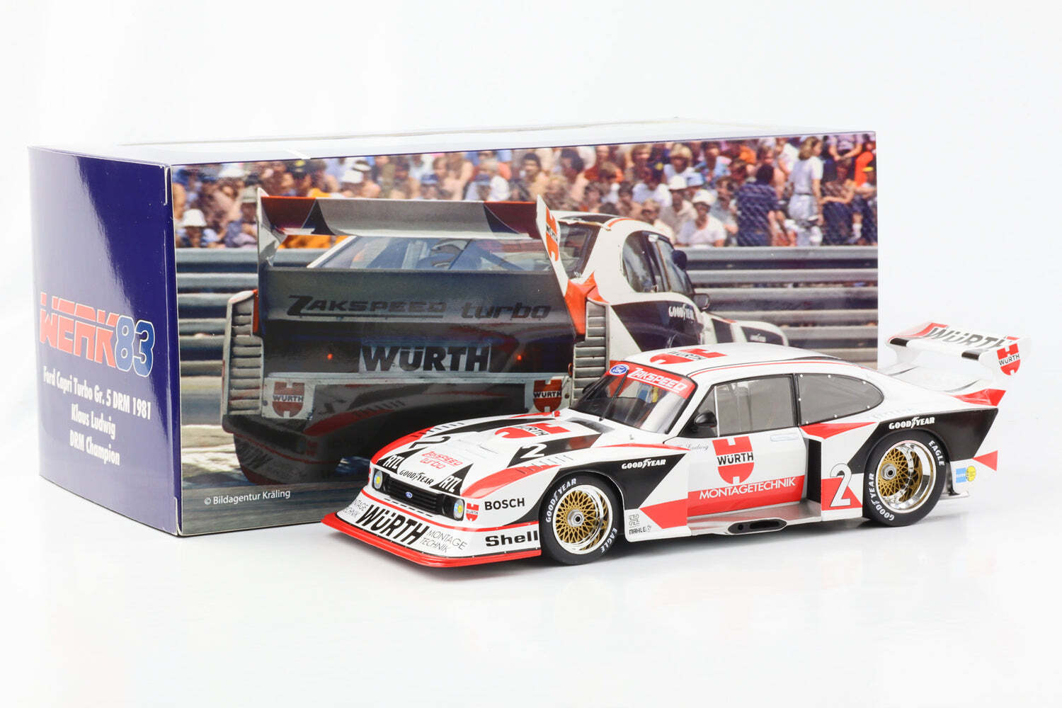 Werk83 Ford Capri Turbo Gr.5 WURTH #2 Ludwig DRM Champion 1981 1/18 ...