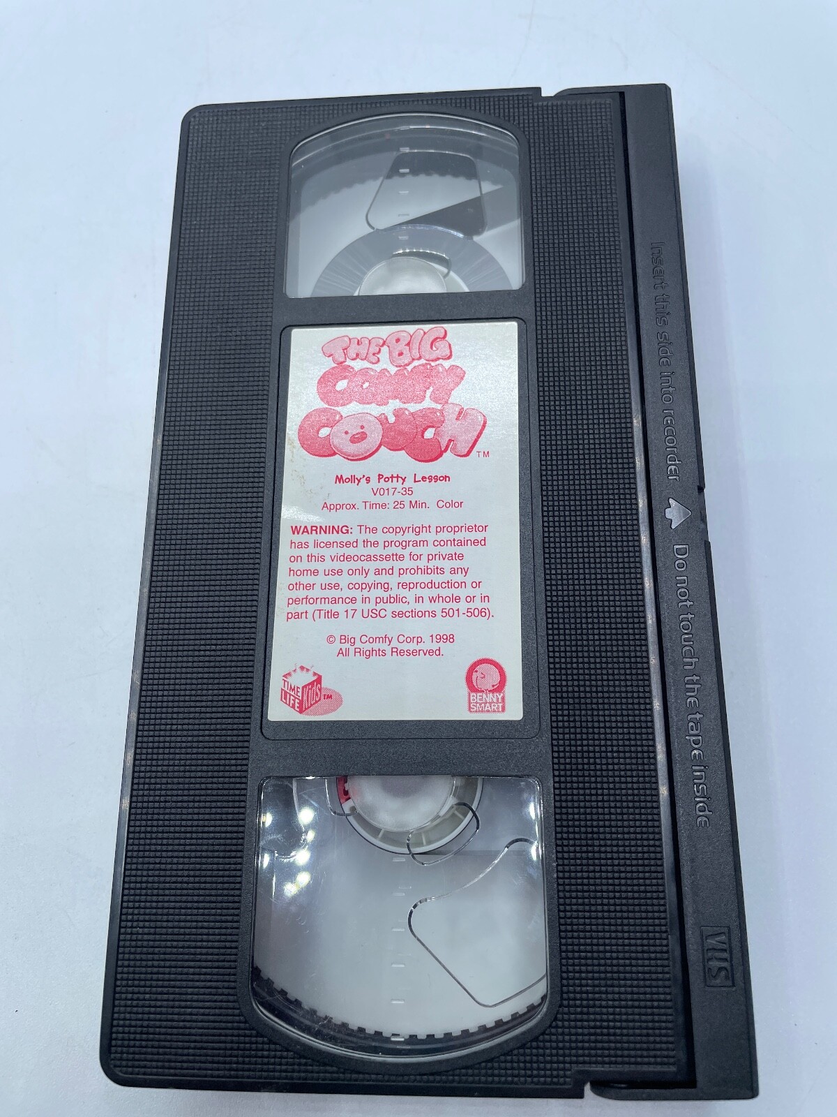 The Big Comfy Couch Molly's Potty Lesson VHS 1998 Time Life Kids for ...