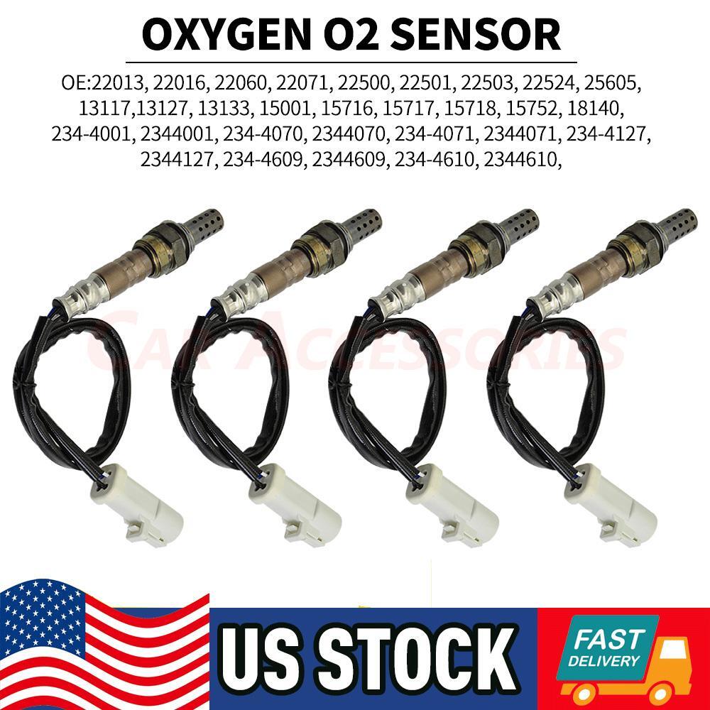 4PCS O2 Oxygen Sensor 11171843 for Ford Mercury Front Rear Upstream ...