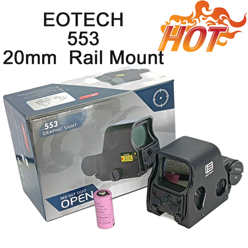 553 Holographic Reflex Sight Scope Red Green Dot Hunting 20mm Rail NEW ...