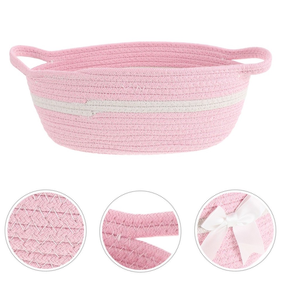 Decorative Storage Basket Cute Baskets for Organizing Girlfriend | eBay ...