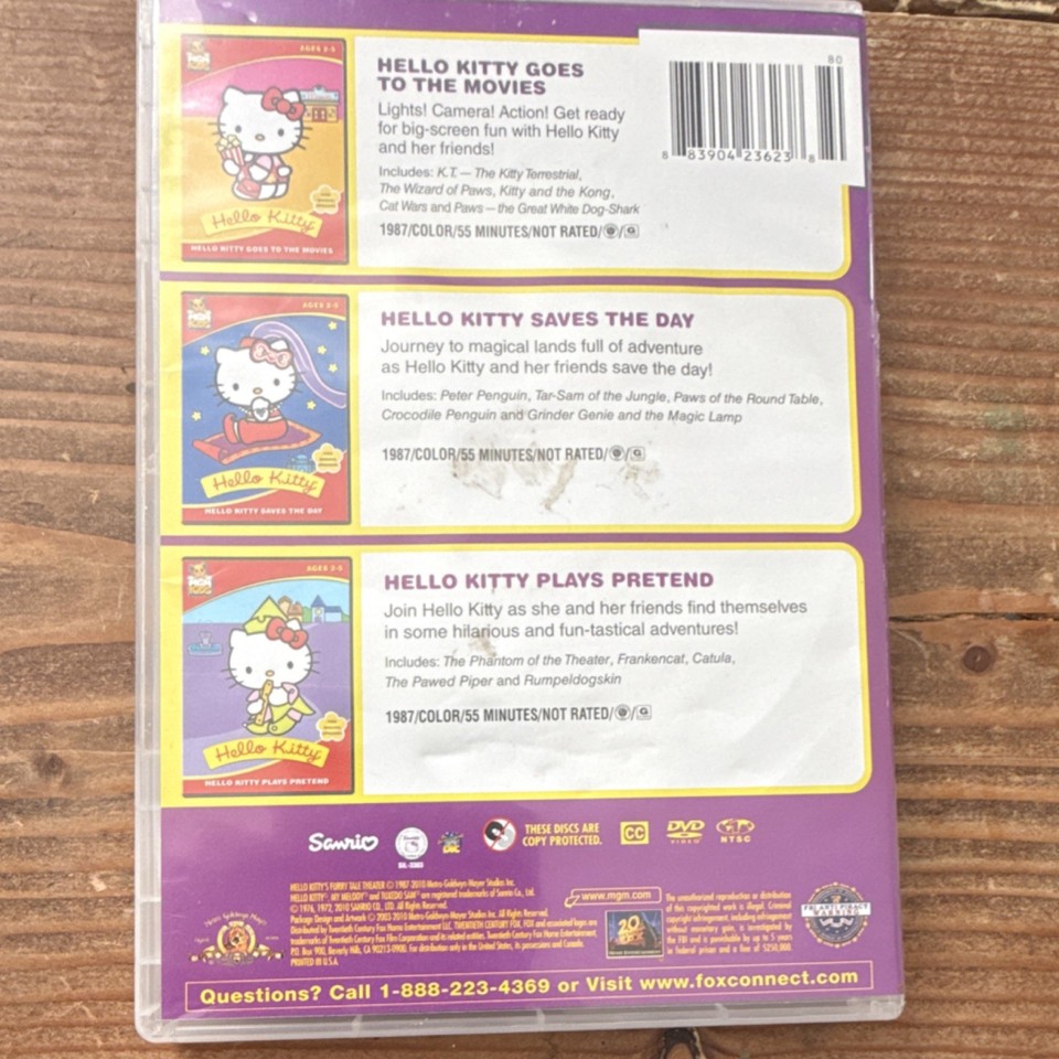 MGM Hello Kitty Triple Pack Animated Box Set DVD | eBay