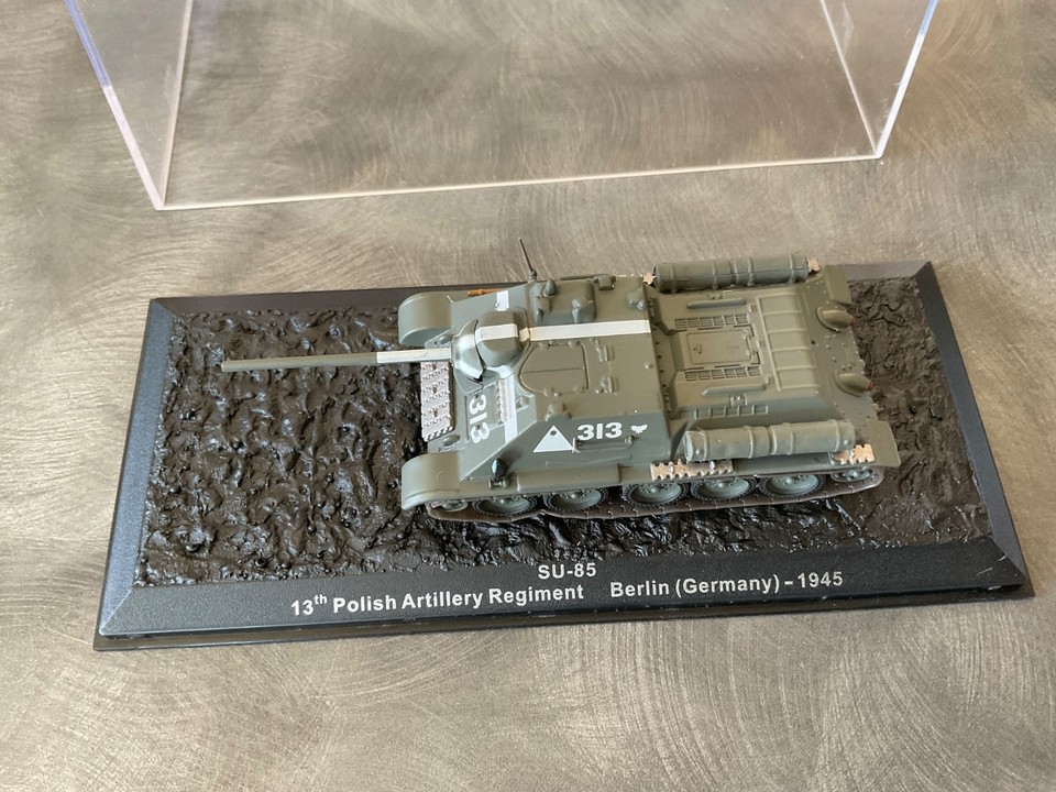 Deagostini Diecast 1/72 scale Model tank Russian WW2 SU-85 tank ...