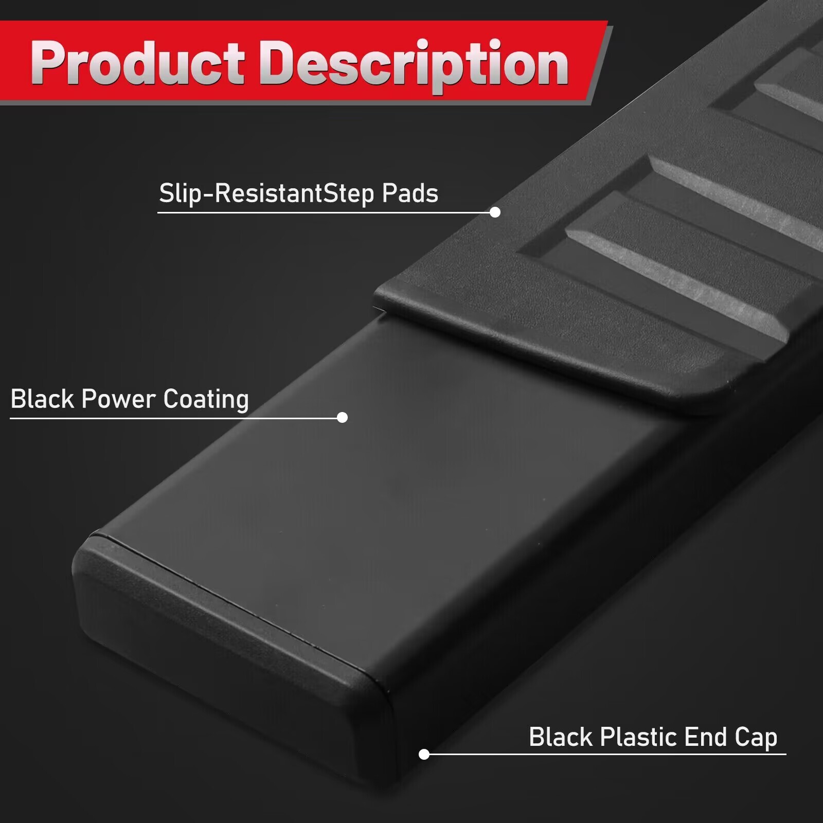 Fit 2019-2026 Silverado/Sierra Crew Cab 6" Running Board Side Bar Truck ...