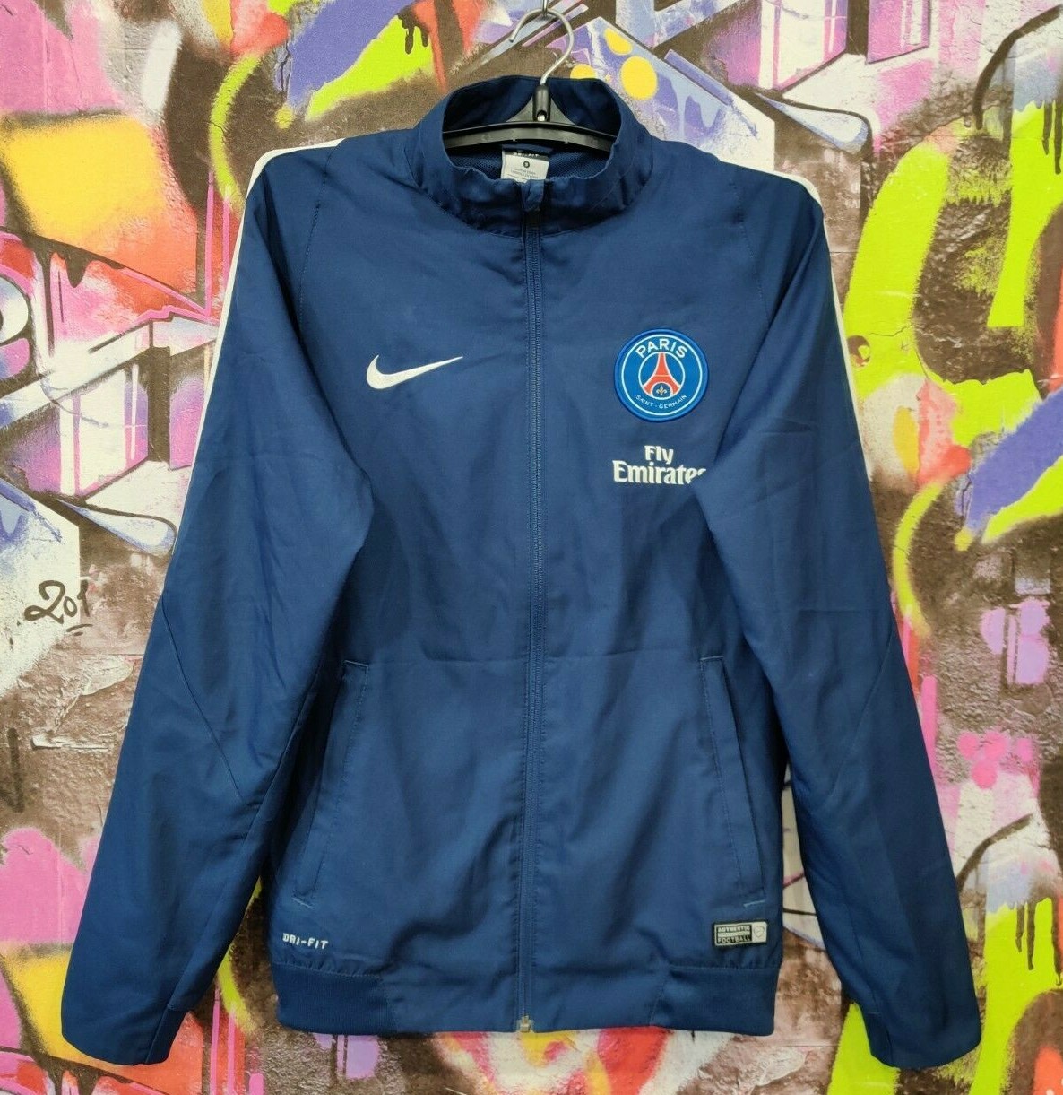 PSG Paris Saint Germain France Football Soccer Jacket Jersey Top Mens ...