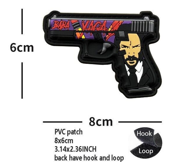 John Wick Baba Yaga Tactical Morale Patch Hook and Loop USA Seller | eBay