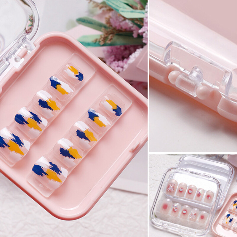 Empty Nail Art False Nail Tips Sorting Storage Jewelry Box Case ...