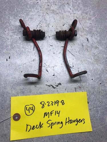 Massey Ferguson MF14 Tractor Mower Deck Spring Hangers | eBay