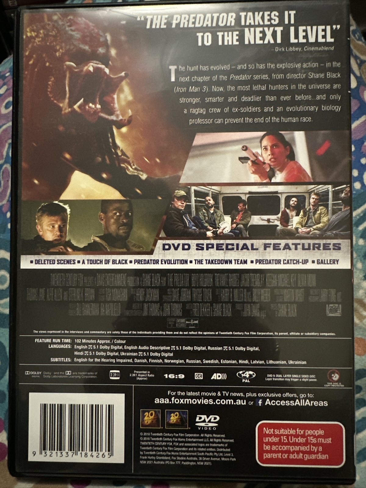 The Predator (DVD, 2018) 9321337184265 | eBay