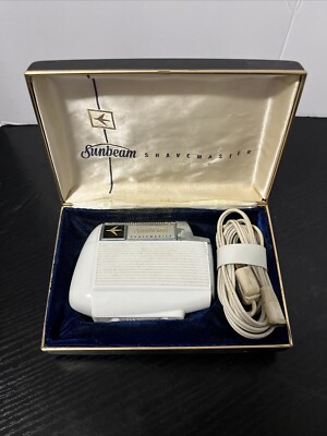 VINTAGE SUNBEAM SHAVEMASTER ELECTRIC SHAVER NO. 555 | eBay