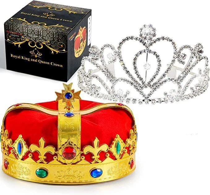 Royal King And Queen Crowns