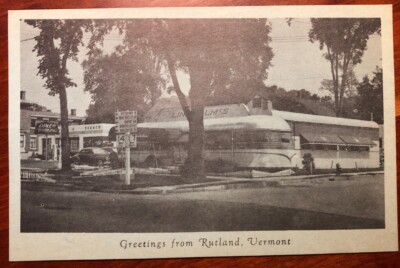 Greetings from Rutland Vermont printed Lindholm's Diner | eBay