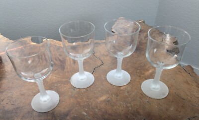 Ritz Frost Stem 10.5oz Wine Goblets Wheaton Fine Glass House w/ Box Set ...