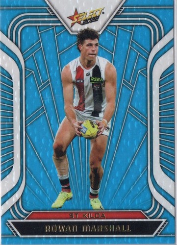 ROWAN MARSHALL 2022 SELECT FOOTY STARS FRACTURED ARCTIC BLUE ST KILDA ...