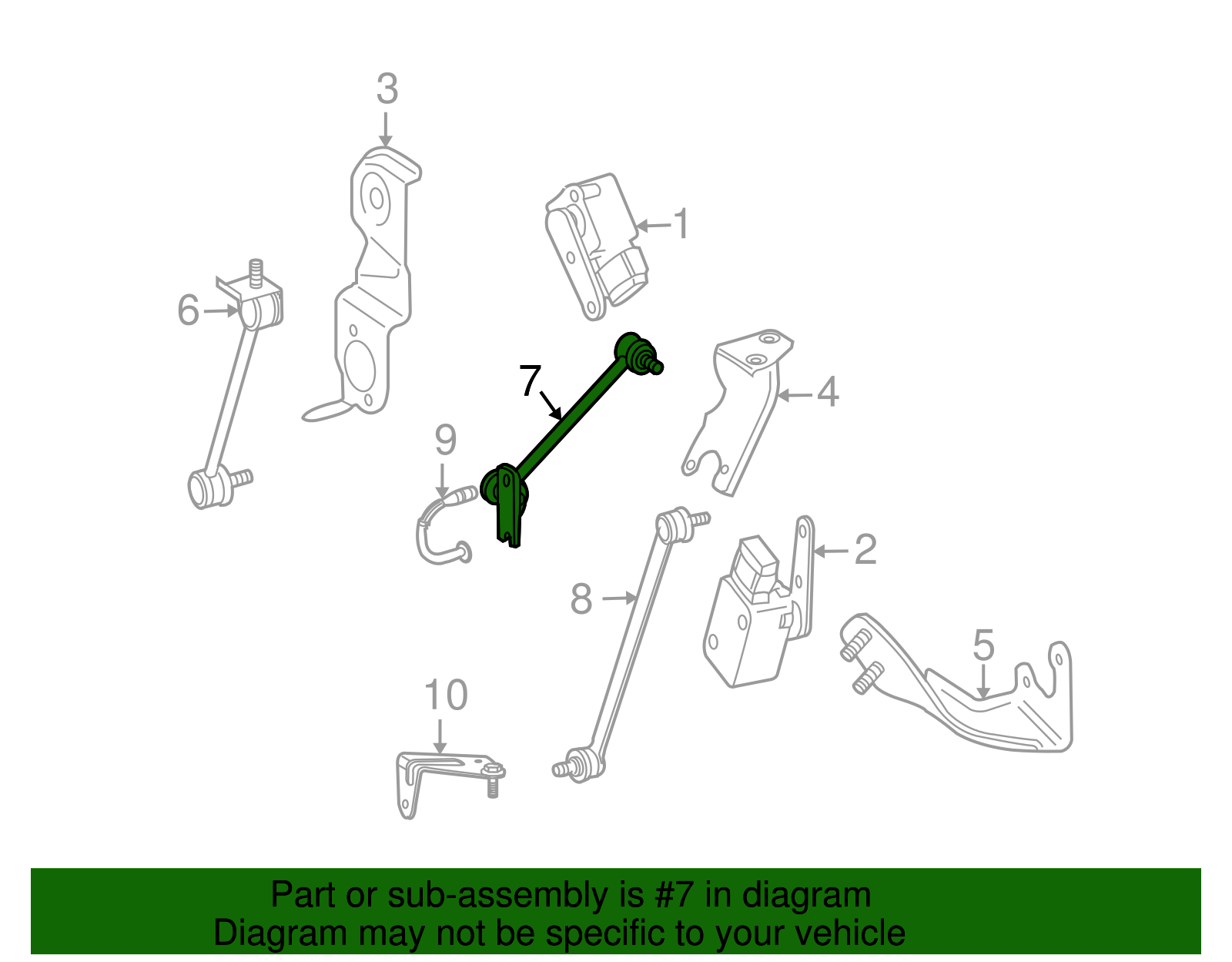 Mercedes-Benz 2213202589 Genuine OEM Rod for sale online | eBay