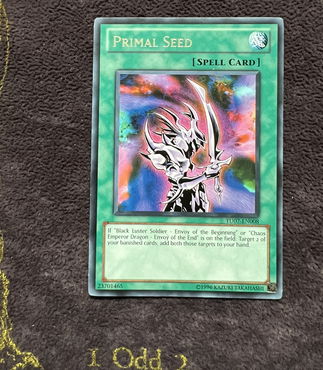 1x YuGiOh! Primal Seed! TU07-EN008! RARE! *NEAR MINT* | eBay