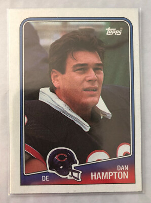 1988 Topps Dan Hampton Chicago Bears Rookie Football Card #83 | eBay