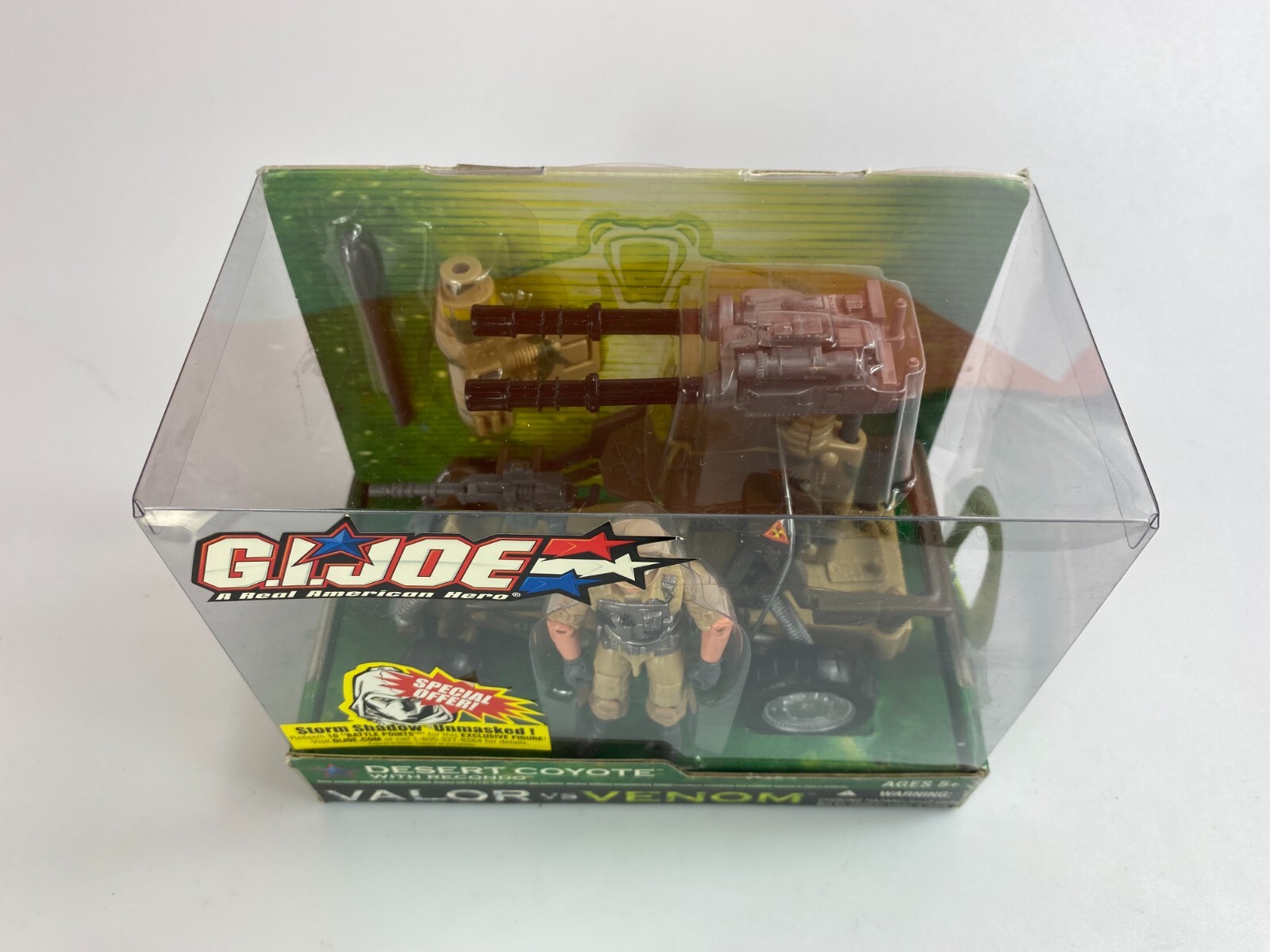 Desert Coyote w/ Recondo GI Joe Valor vs. Venom Vehicle Figure Set New ...