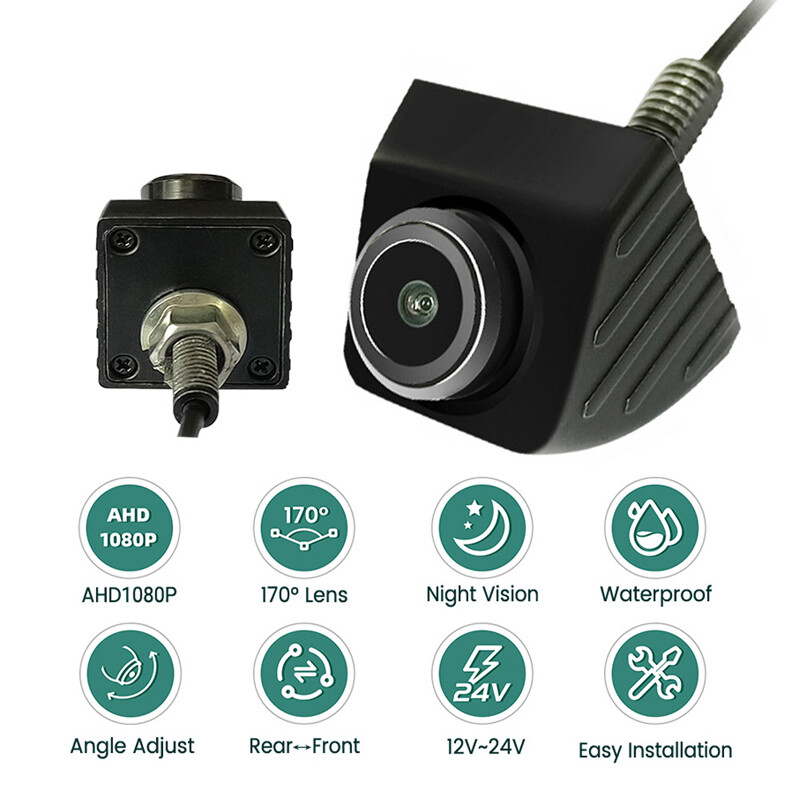 Car 170 degrees Backup Rear View Reverse Parking AHD Rotatable Camera ...