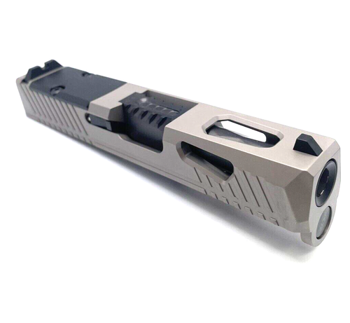 Hight Table Glock 26 G26 Gen 3 Nickel Slide RMR Cut Black DLC Fluted ...