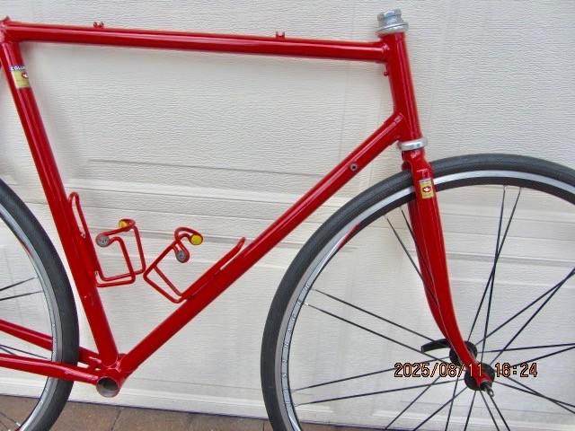 John Howard Bicycle frame by Dave Tesch, lugged steel 55mm | eBay