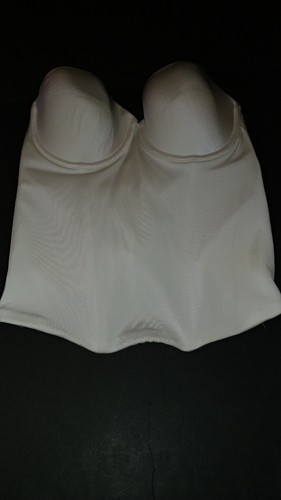 9655 Maidenform Custom Lift Convertible Strapless White Longline Bra ...