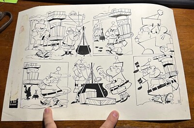 Bill Kresse Cartoon Comic Strip Art 1960's Photostat Original | eBay